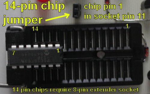 Modified JDM PIC programmer