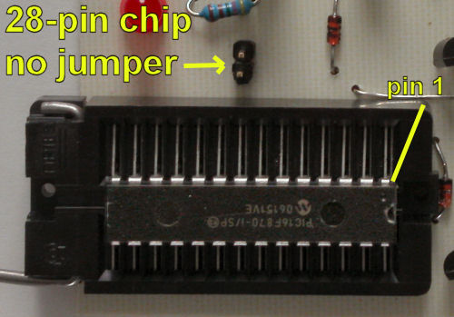 Modified JDM PIC programmer