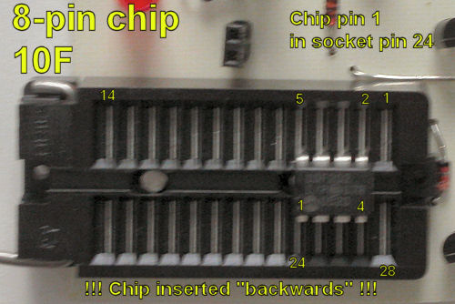 Modified JDM PIC programmer