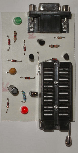 Modified JDM PIC programmer